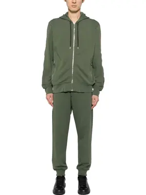 Alexander McQueen Slim-fit Cotton Track Pants - Green