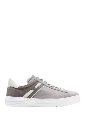 Hogan Panelled Low-top Sneakers - Grey