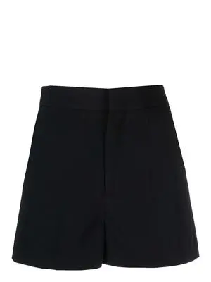 Red Valentino High-waisted Tailored Shorts - Black