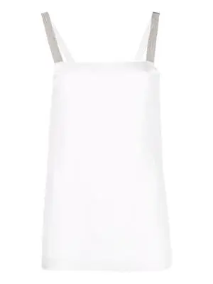 Fabiana Filippi Square-neck Vest Top - White