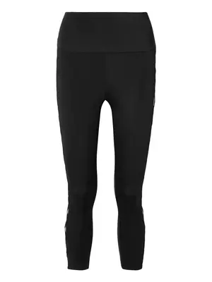 Norma Kamali X Cutout Stretch-jersey Leggings - Black