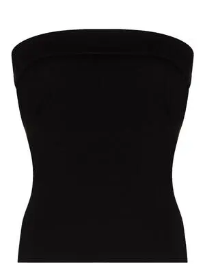 ST. AGNI Folded Waist Knitted Miniskirt