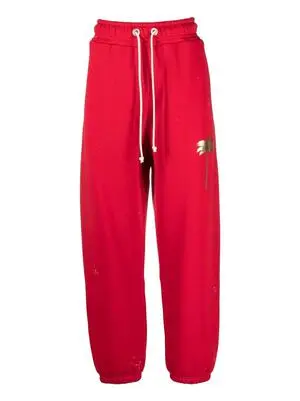 Palm Angels Palm Tree-print Track Pants - Red