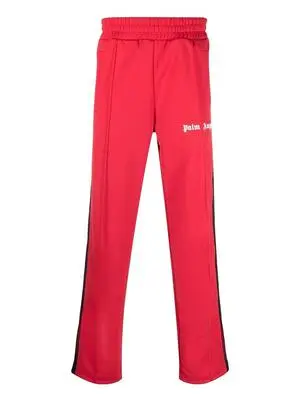 Palm Angels Side-stripe Track Pants - Red