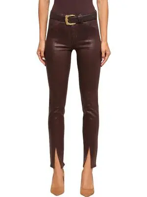 L'Agence Jyothi High-rise Skinny Jeans - Dark Java Coated