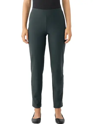 Eileen Fisher Eileen Fisher Slim Ankle Stretch Crepe Pants Ivy