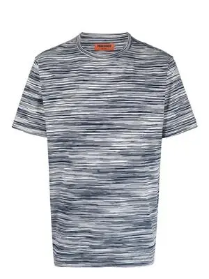 Missoni Marled Striped T-shirt - Blue