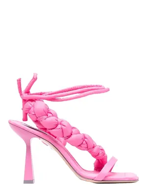 SEBASTIAN MILANO Quilted Sandals - Pink