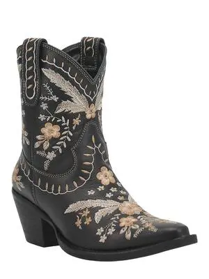 DINGO Primrose Western Boots - Black