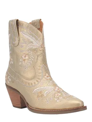 DINGO Dingo Primrose Western Boots Gold