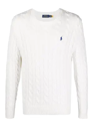 Polo Ralph Lauren Cable-knit Jumper - White