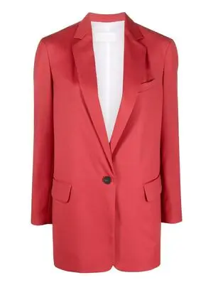 Fabiana Filippi Notched-lapel Blazer - Red