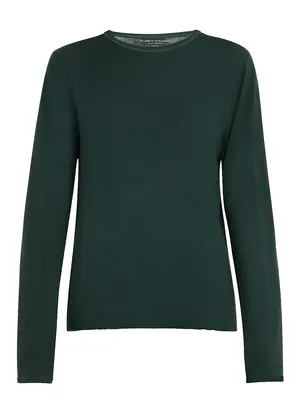 Majestic Filatures Majestic Filatures Machine Washable Cashmere Pullover Forest