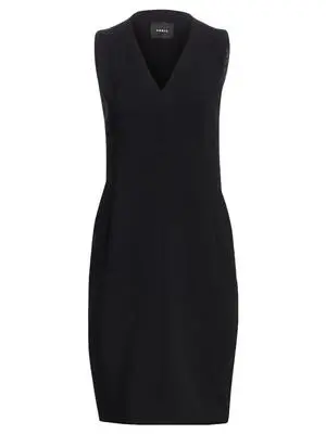 AKRIS Architecture Collection Double-face Wool Dress