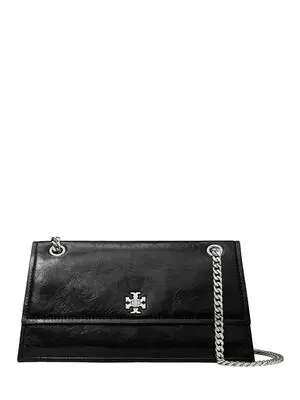 Tory Burch Leather Shoulder Bag - Black