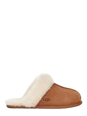 UGG Scuffette Ii Suede Sheepskin Slippers - Chestnut