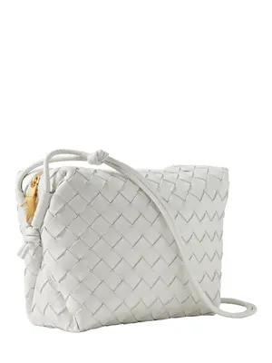 Bottega Veneta Loop Crossbody Bag - White