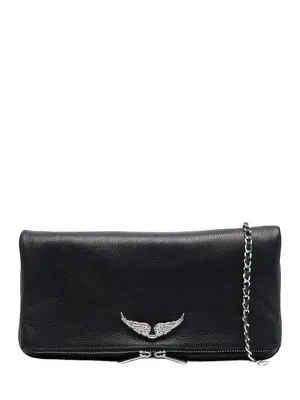 Zadig&Voltaire Rock Swing Your Wings Clutch - Black