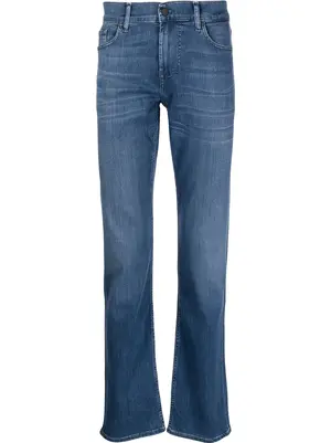 7 For All Mankind Standard Straight-leg Jeans - Blue