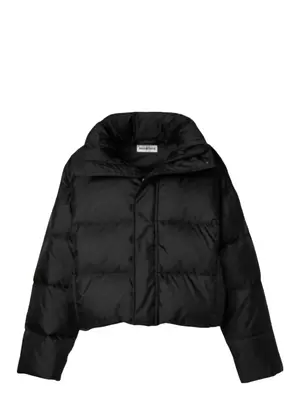 BALENCIAGA Cropped Quilted Shell-Jacquard Jacket