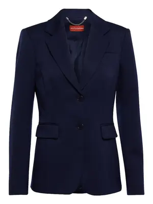 Altuzarra Fenice Virgin Wool Blazer - Blue