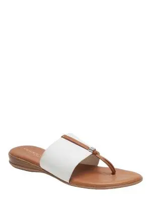 Andre Assous André Assous Featherweights™ Slide Sandal White