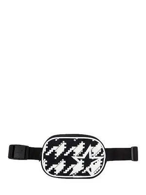Perfect Moment Star Bum Bag - Black & White Houndstooth