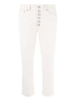 DONDUP Koons Cropped Jeans - Neutrals