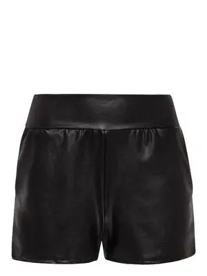 COMMANDO Faux Leather Relaxed Shorts