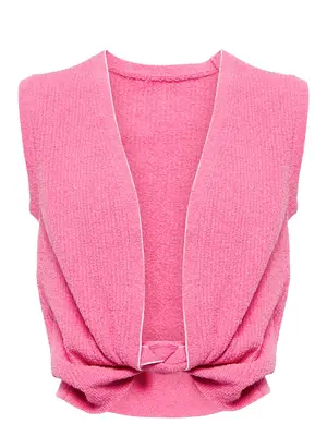 Jacquemus Le Haut Noué Sleeveless Top - Pink