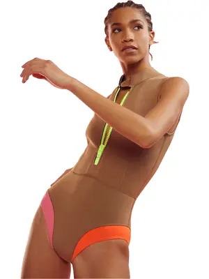 Cynthia Rowley Byron Wetsuit Brown