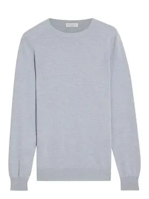 Brunello Cucinelli Cashmere Sweater - Light Blue