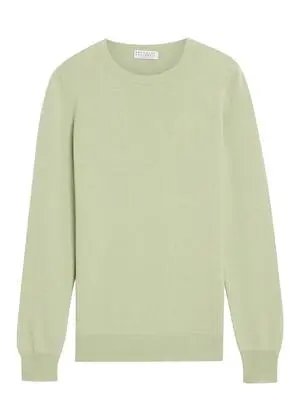 Brunello Cucinelli Cashmere Sweater - Light Green