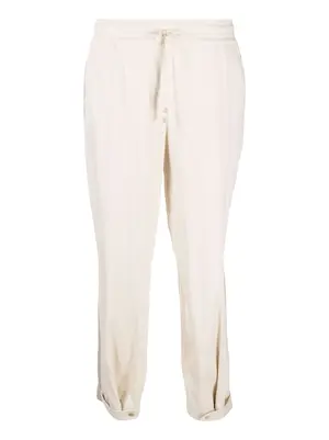 Lorena Antoniazzi Side Stripe Track Pants - Neutrals