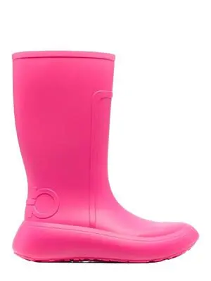 FERRAGAMO Gancini Rain Boots - Pink