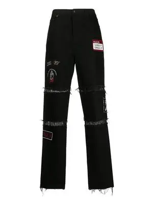 HACULLA. Eternal Salvation Straight Leg Jeans - Black