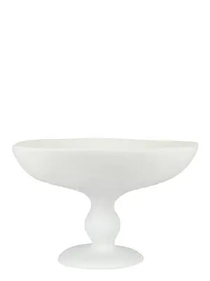 TINA FREY DESIGNS Large Pedestal Bowl - White