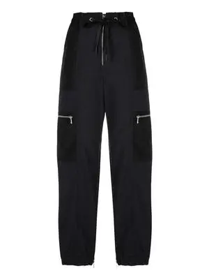 Moncler Drawstring Zip Trousers - Black