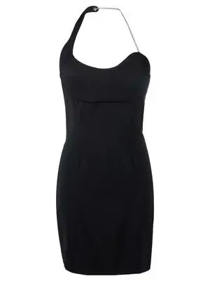 COPERNI Chain-link Detail Halterneck Dress
