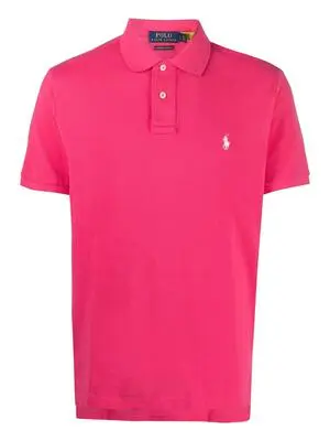 Polo Ralph Lauren Piqué Embroidered Polo Shirt - Pink