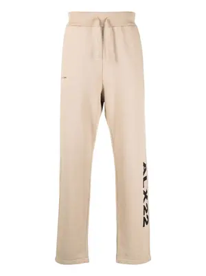 1017 Alyx 9sm Logo-print Track Pants - Neutrals