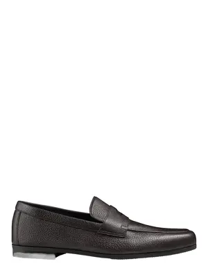 John Lobb Thorne Leather Penny Loafers - Dark Brown
