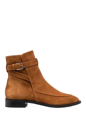 SCAROSSO Kelly Buckled Ankle Boots