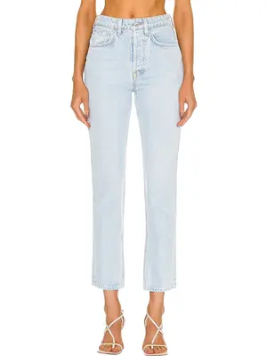 GRLFRND Karolina High Rise Straight Leg Jeans - Palomar