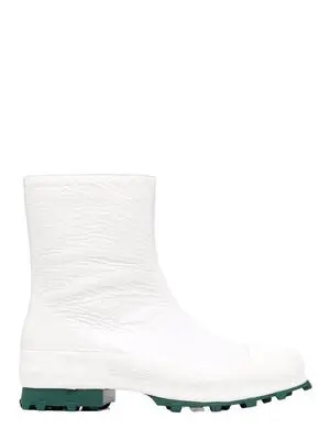 Camper Traktori Ankle Boots - White