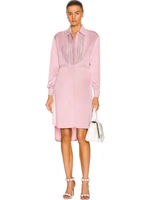 Alaïa Edition 1993 Tailored Shirt Dress - Rose