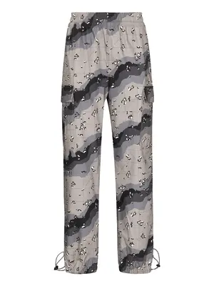BILLIONAIRE BOYS CLUB Camouflage-print Cargo Trousers - Brown