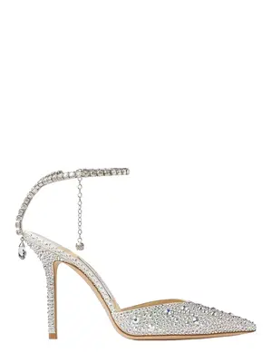 JIMMY CHOO Saeda 100mm Pumps - White