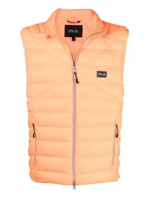 Polo Ralph Lauren Logo-patch Padded Gilet - Orange