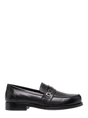 SERGIO ROSSI Sergio Rossi Buckle-detail Leather Loafers